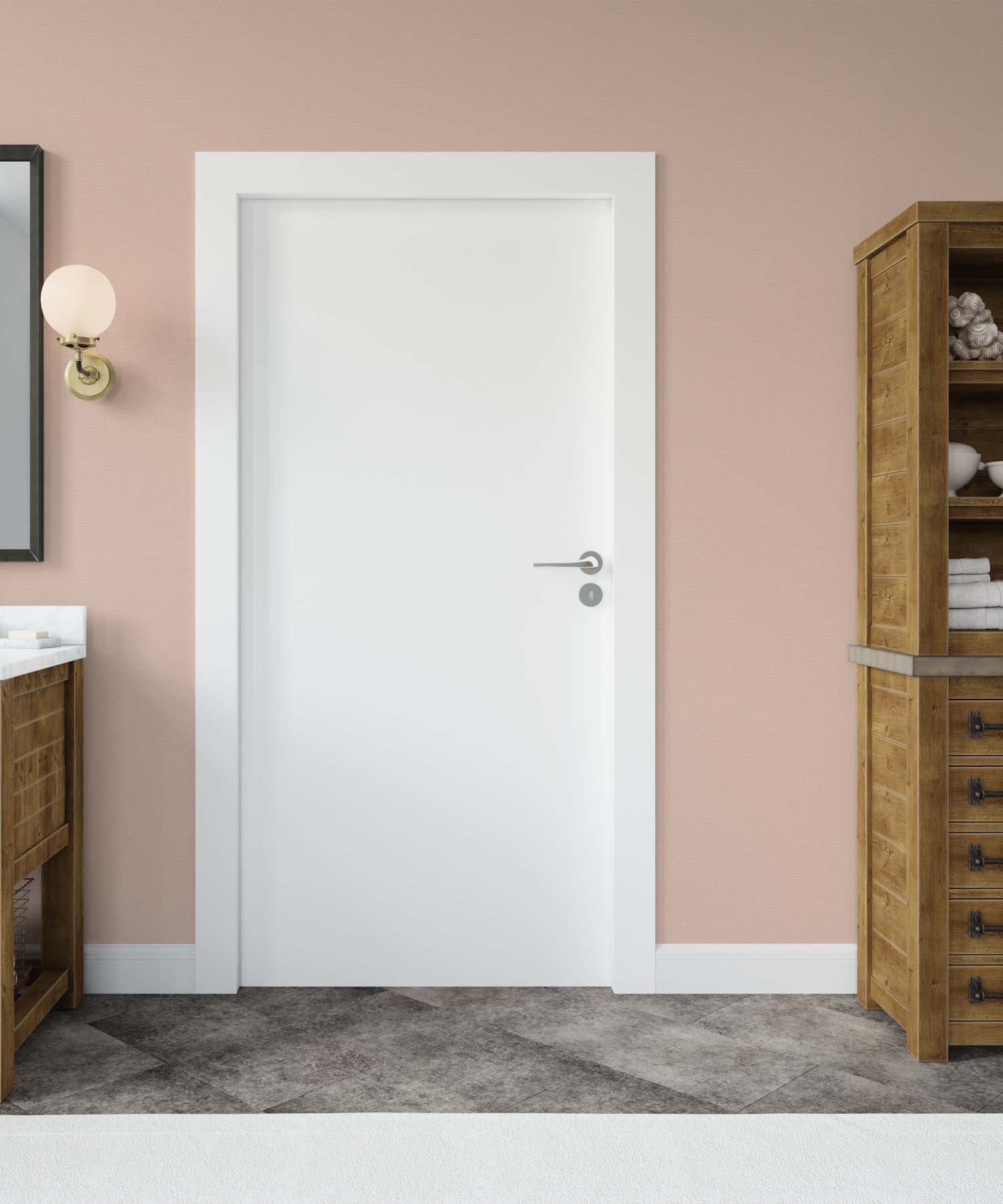 Muted Blush Matte Wallpaper