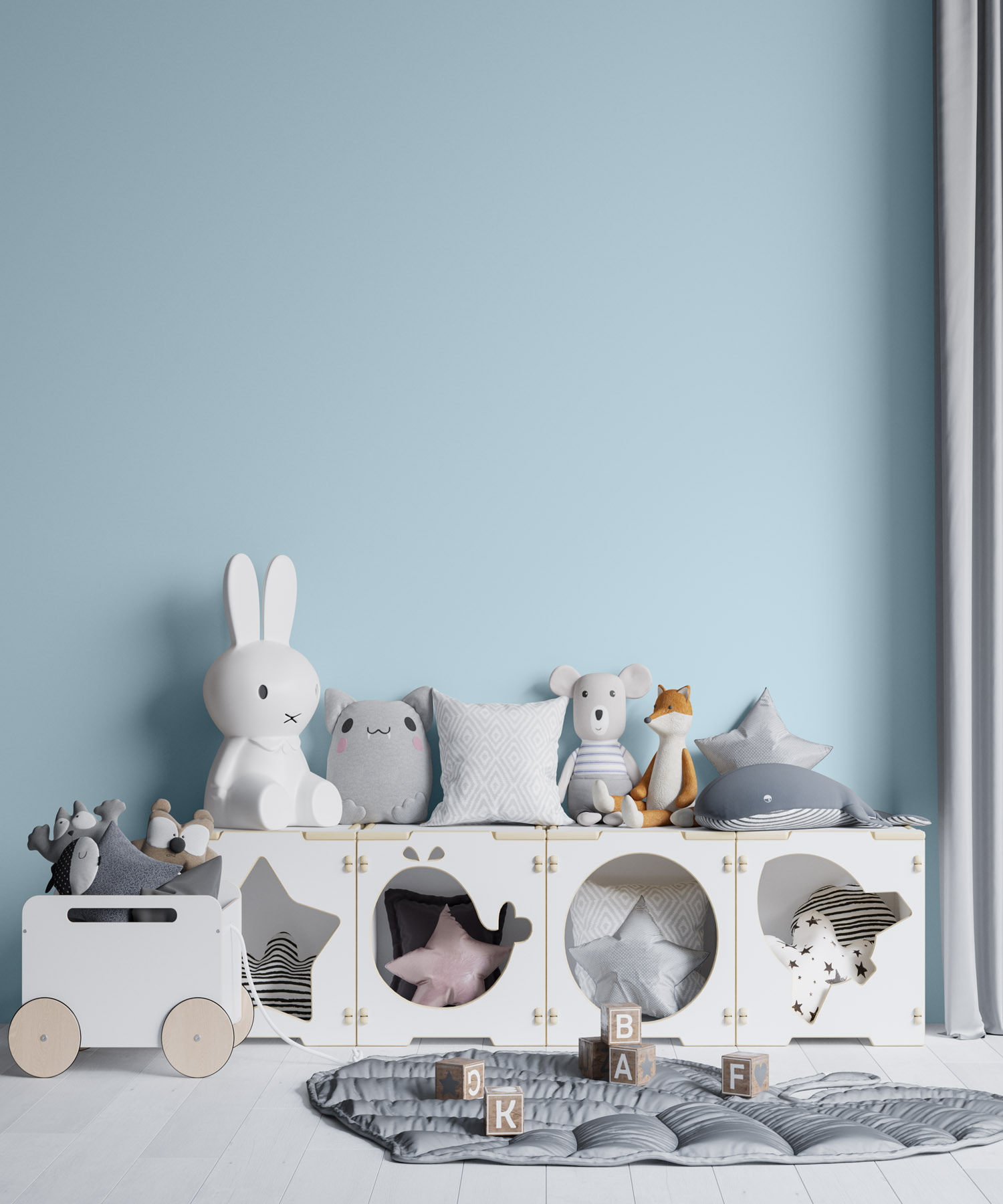 Bluebell Haze Kids Wallpaper